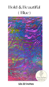 BOLD & Beautiful! BLUE! A sheet of vivid colors – Painting Lady Designs ...