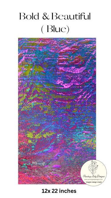 BOLD & Beautiful! BLUE! A sheet of vivid colors – Painting Lady Designs ...