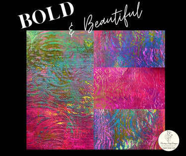 BOLD & Beautiful! BLUE! A sheet of vivid colors – Painting Lady Designs ...