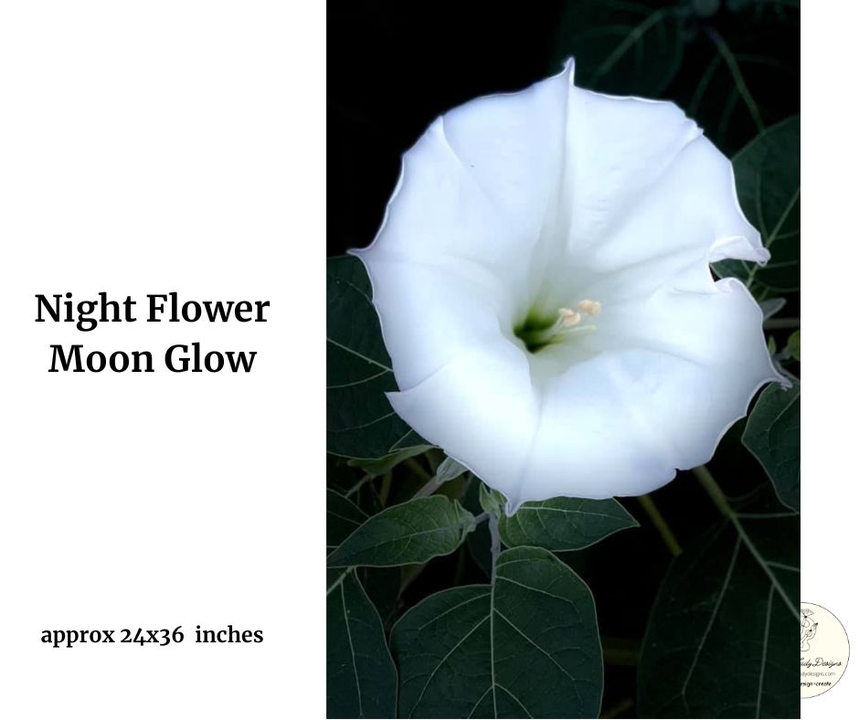 Night Flower Moon Glow - Art paper for Decoupage and Mixed Media by Pa ...