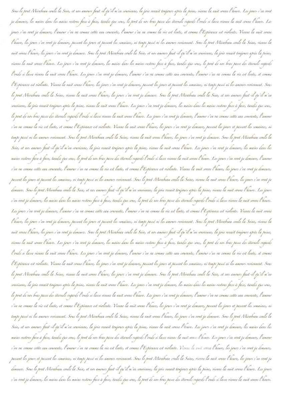 Posh Chalk Rice Paper Posh Script- Cursive Script (Small) PCD021 ...