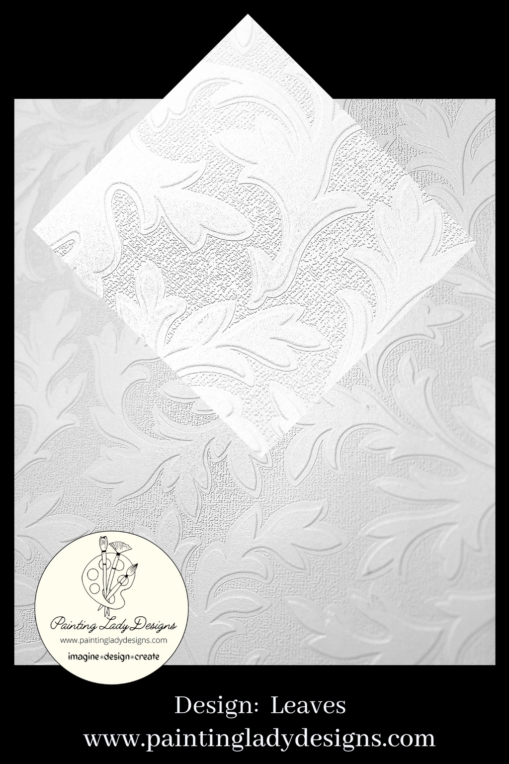 Textured Anaglypta Paper for Decoupage - Leaf Design – Painting Lady Designs Decoupage & Stencils